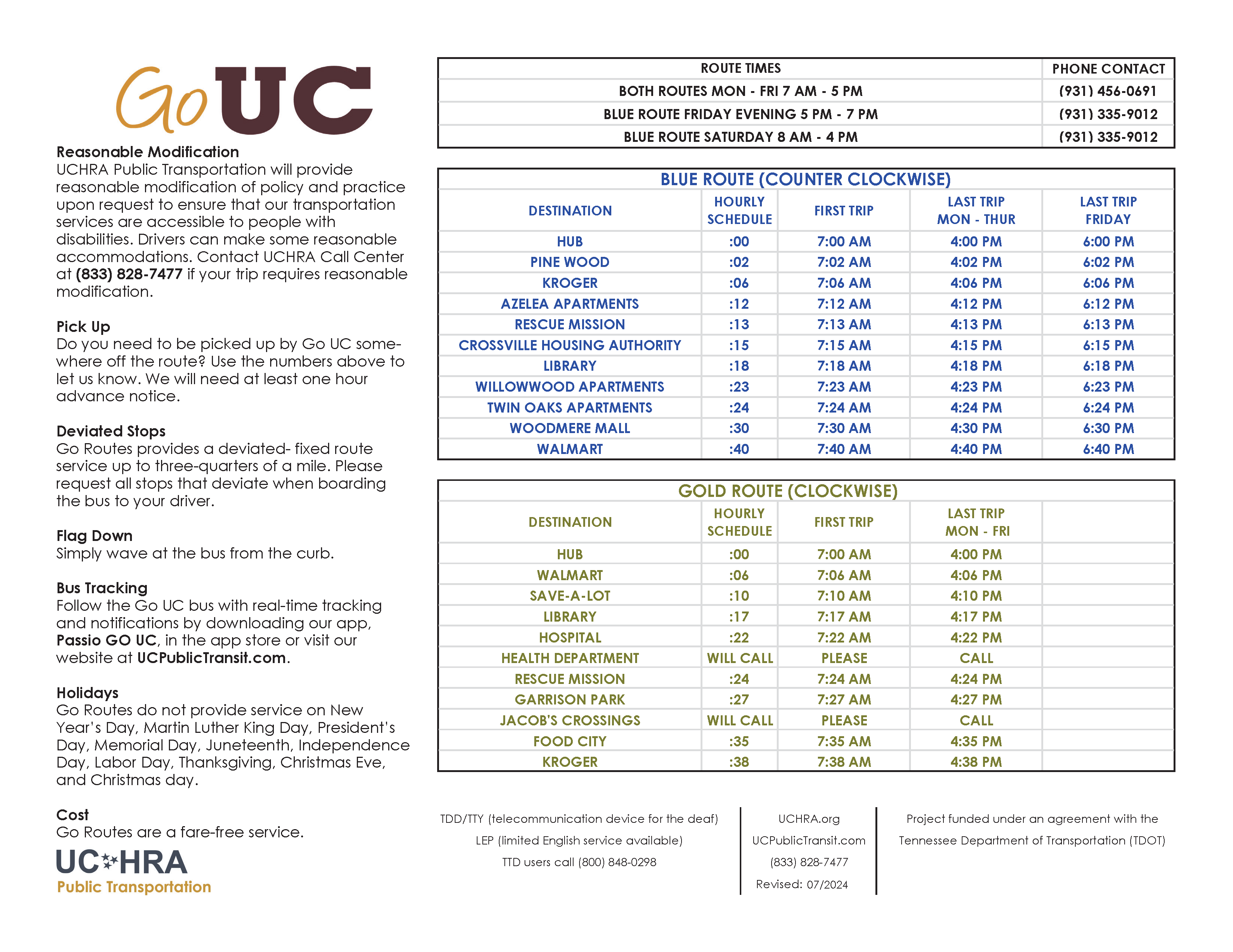Go Maps – UCHRA Public Transportation